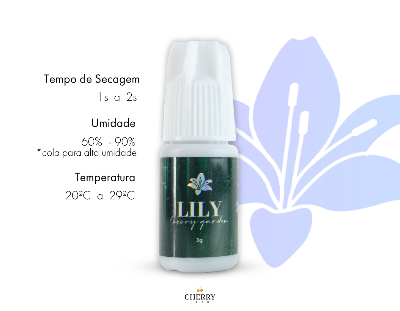 Cola Adesivo Cherry Lash Lily - Luxury Garden – João Da Beleza