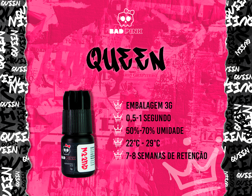 Cola Adesivo BAD PINK - QUEEN – João Da Beleza