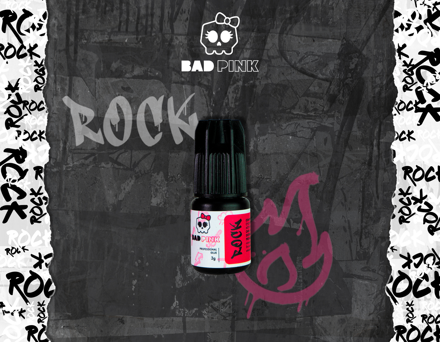 Cola Adesivo BAD PINK - ROCK – João Da Beleza