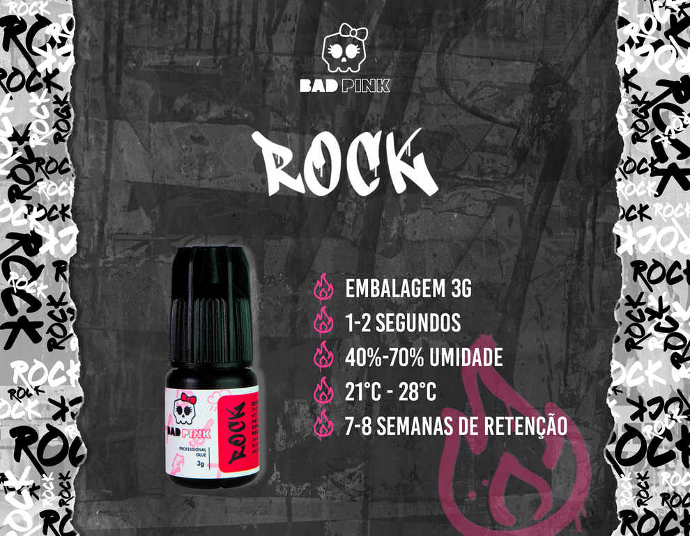 Cola Adesivo BAD PINK - ROCK – João Da Beleza