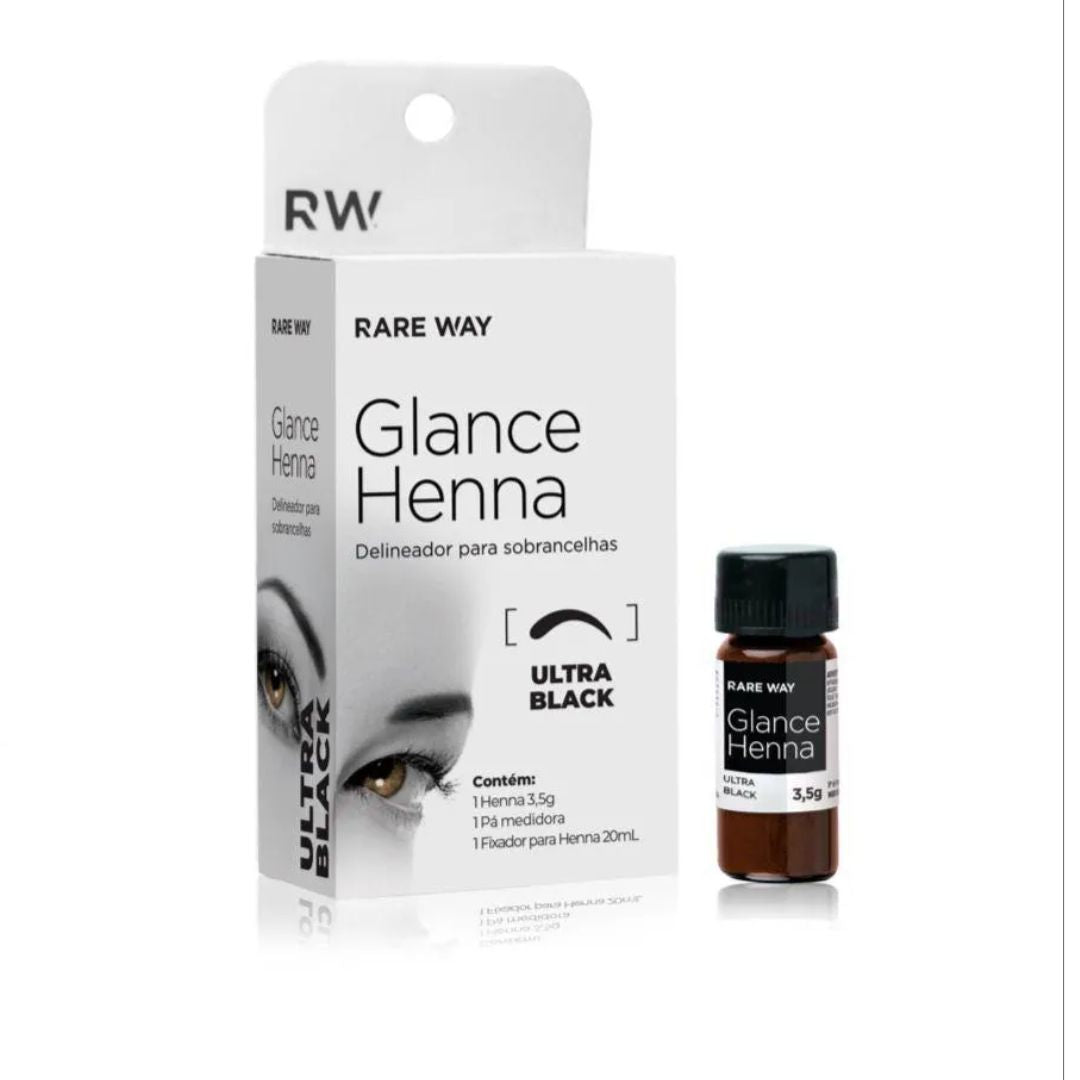 Glance Henna para sobrancelhas Rare Way – João Da Beleza